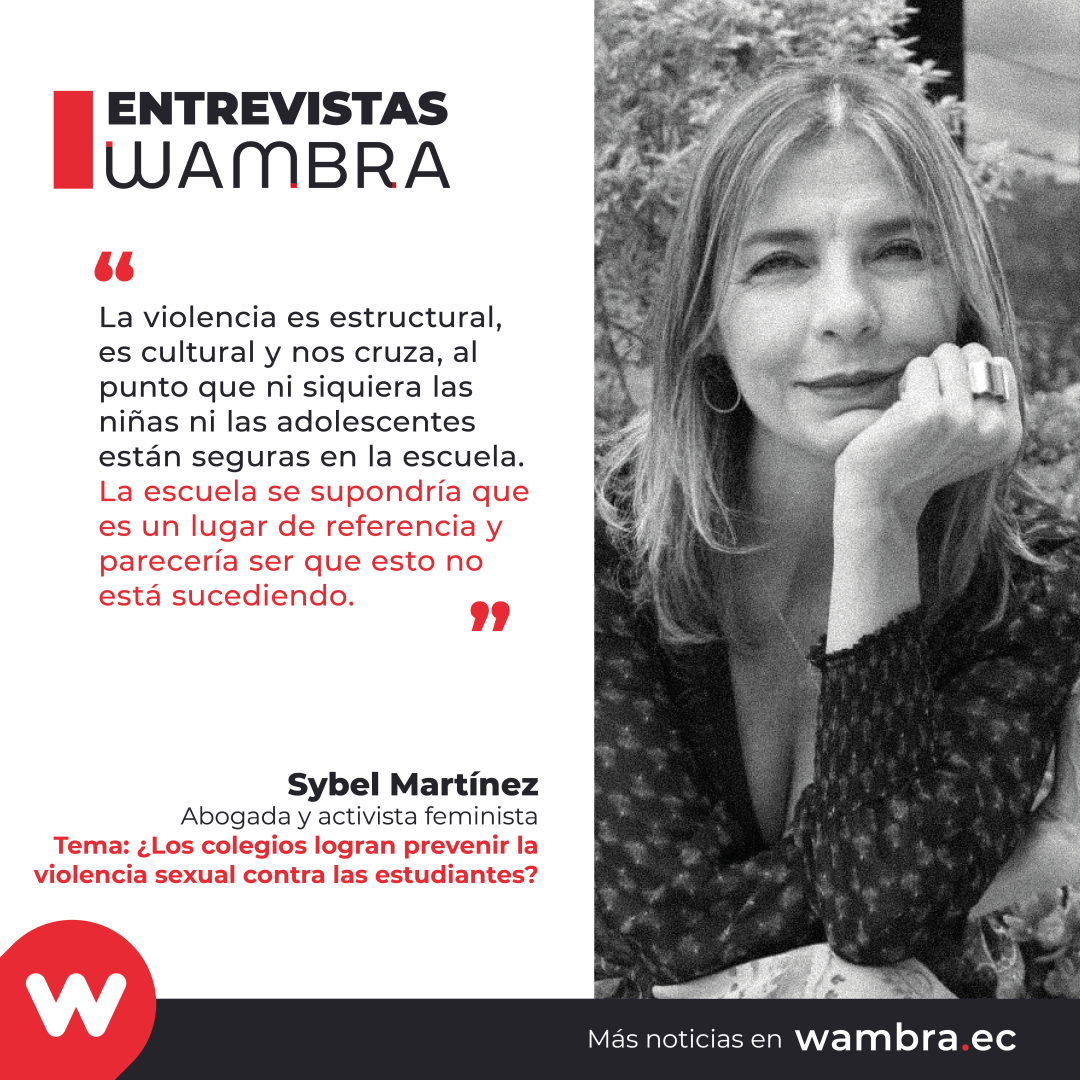 Sybel Martínez: “Niñas y adolescentes sobreviven en sus escuelas y ...